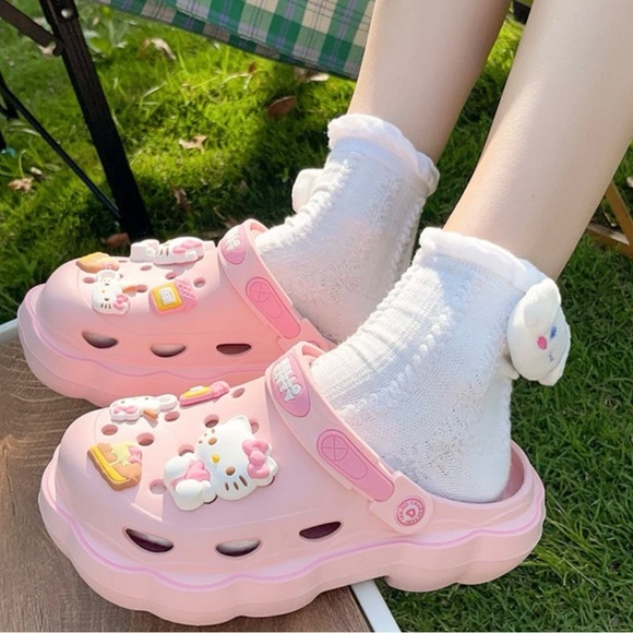 Shoes | Hello Kitty Croc Summer Sandals | Poshmark
